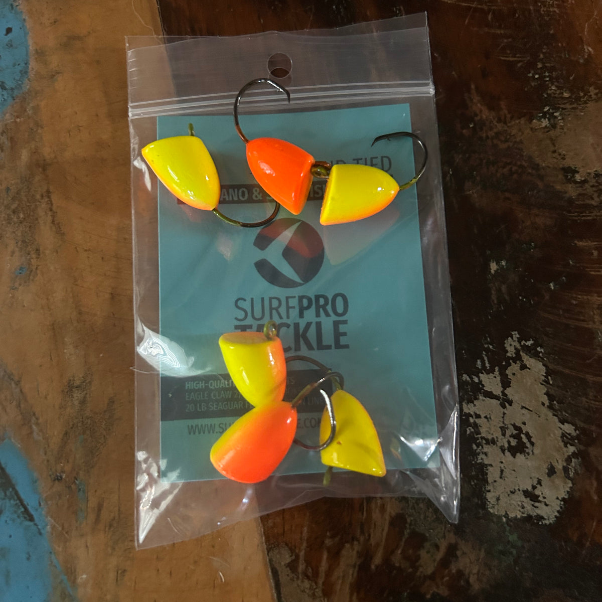 Orange and Yellow Float Hook | FISHGUM