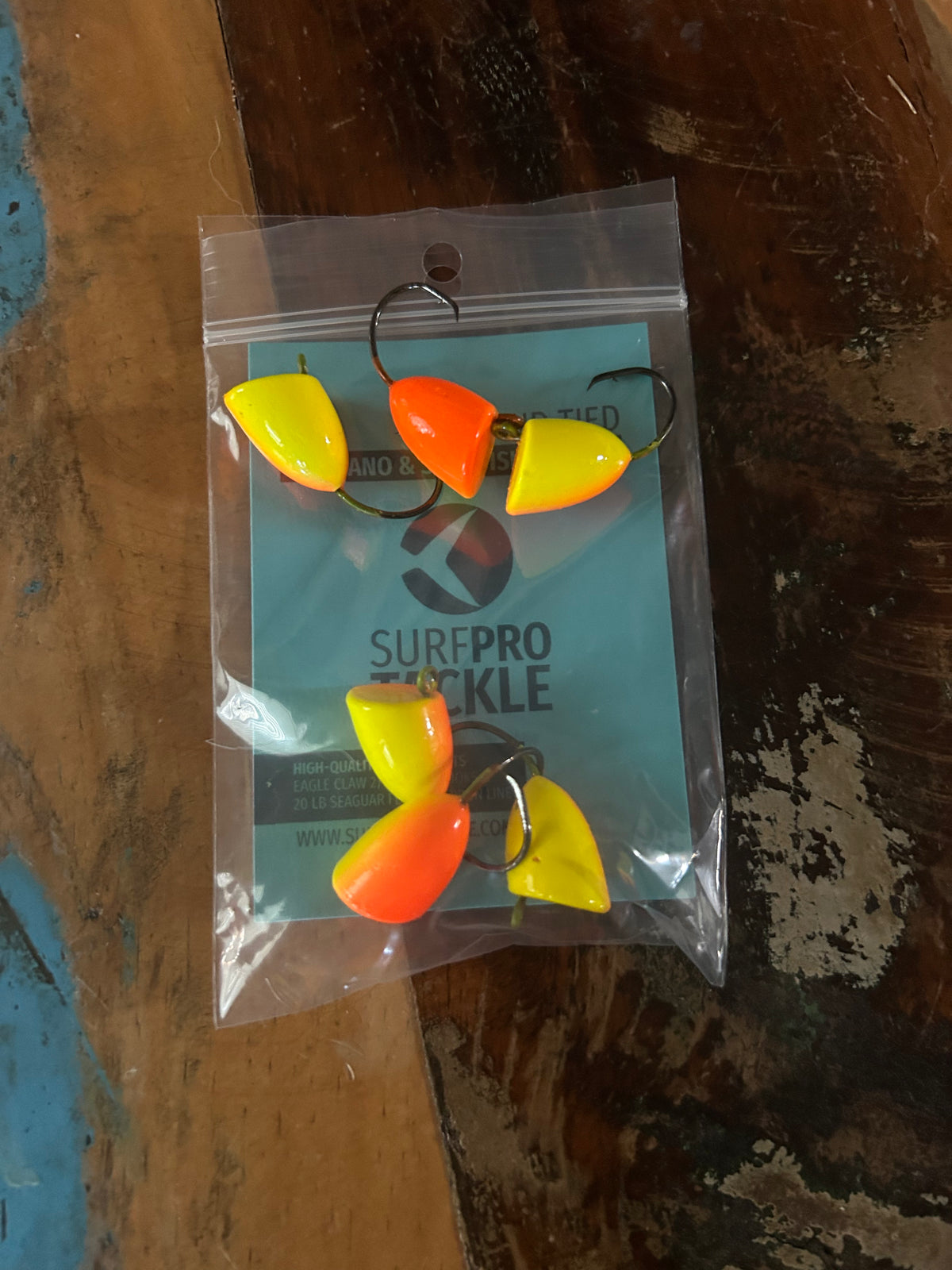 Orange and Yellow Float Hook | FISHGUM