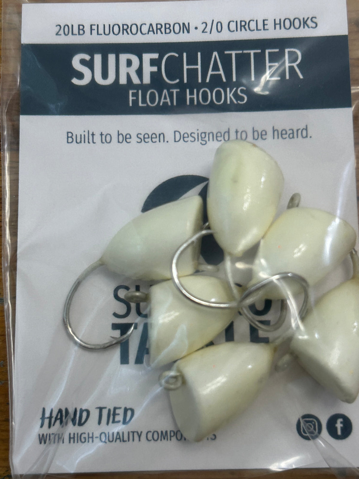 White Rattle Float Hook | FISHGUM